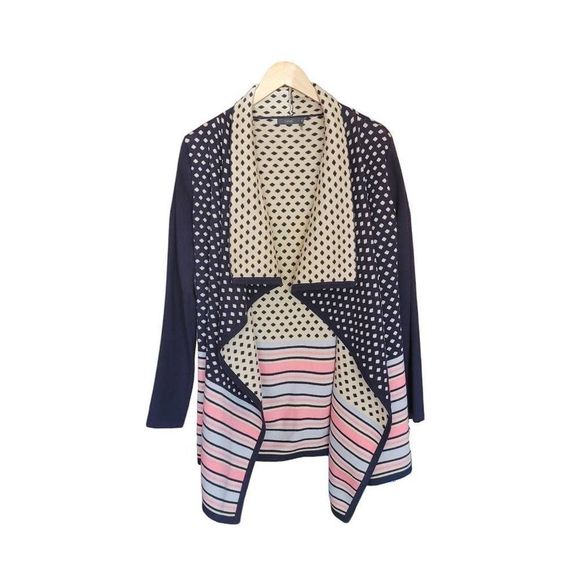 THML | Sweaters | Thmlgeometric Colorblock Lineline Cardigan | Poshmark